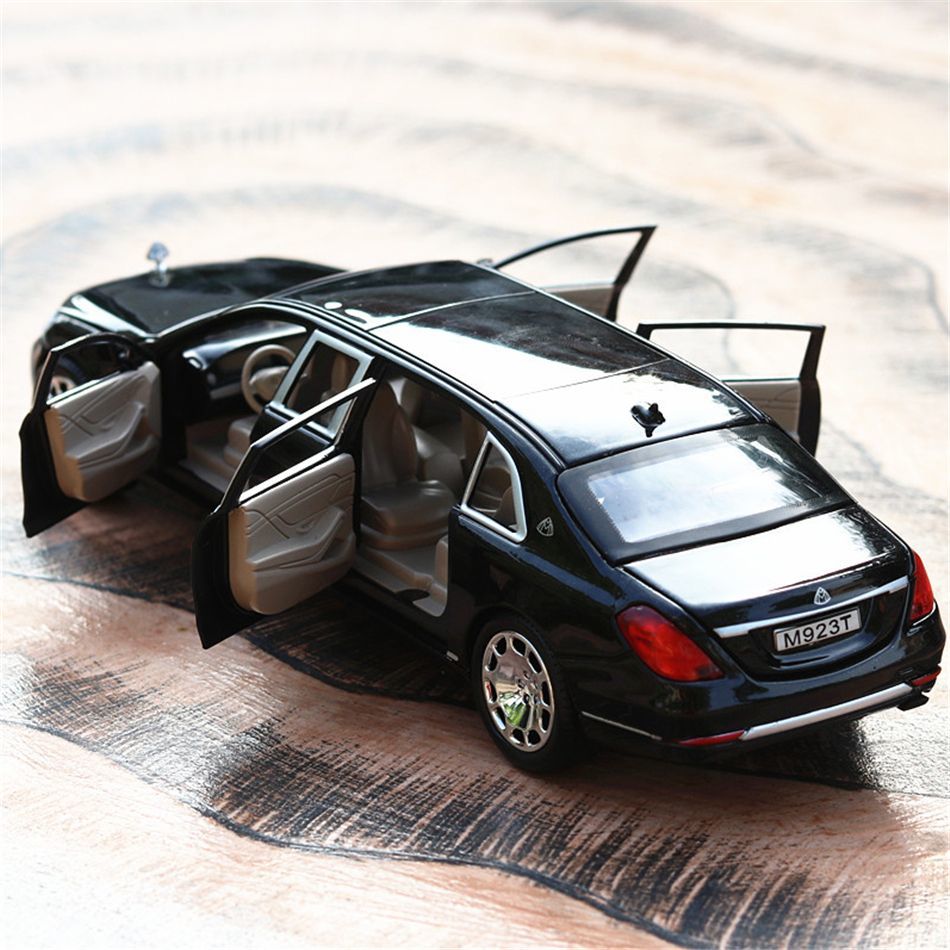 124 Lengthened S600 Alloy Car Model Diecast Alloy High Simulation Car ...