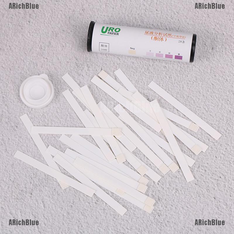 ARichBlue 28 strips Keto Test Strips Urine Analysis|Ketostix|Ketosis ...