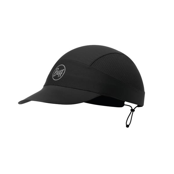 Buff Pack Run Cap R-Solid Black หมวกวิ่งบัฟ ม้วนพับเก็บได้ - bananarun - ThaiPick