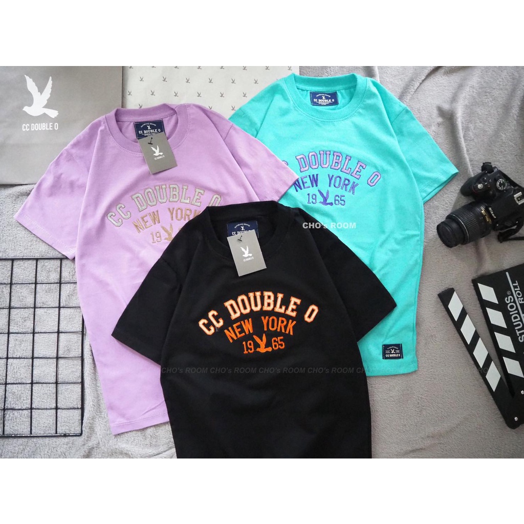 ลายใหม่ เสื้อยืดงานปัก-งานป้าย CC-OO Cotton 100% ( SMLXL) No.48 - zig_zagroom - ThaiPick