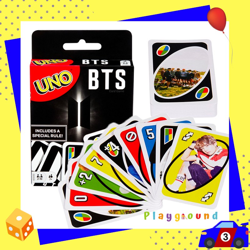 เกมการ์ด กระดาษมัน อูโน่ บอยแบนด์เกาหลี บีทีเอส Korean Boy Band BTS Uno ...