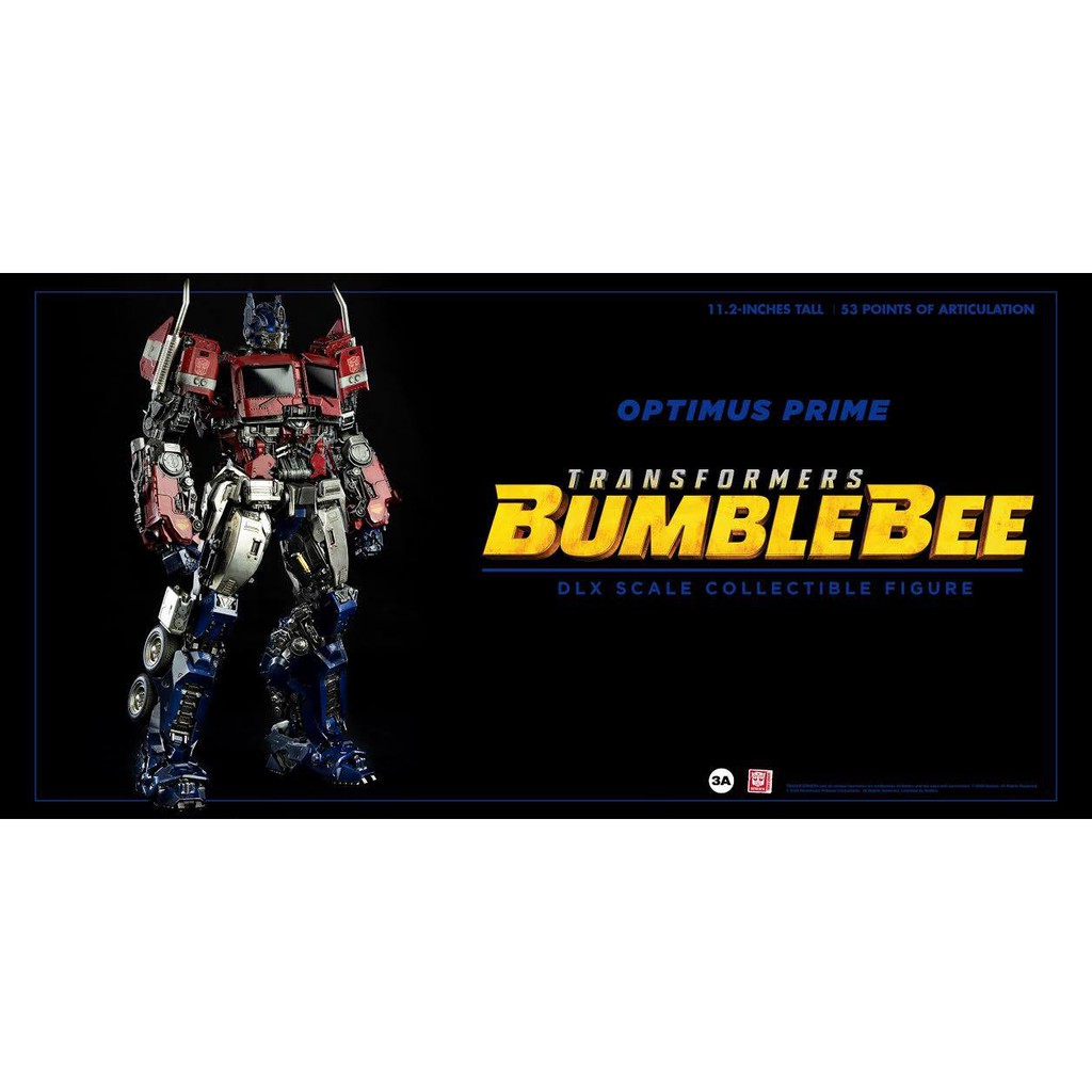 HASBRO X 3A PRESENTS TRANSFORMERS BUMBLEBEE MOVIE OPTIMUS PRIME DLX ...