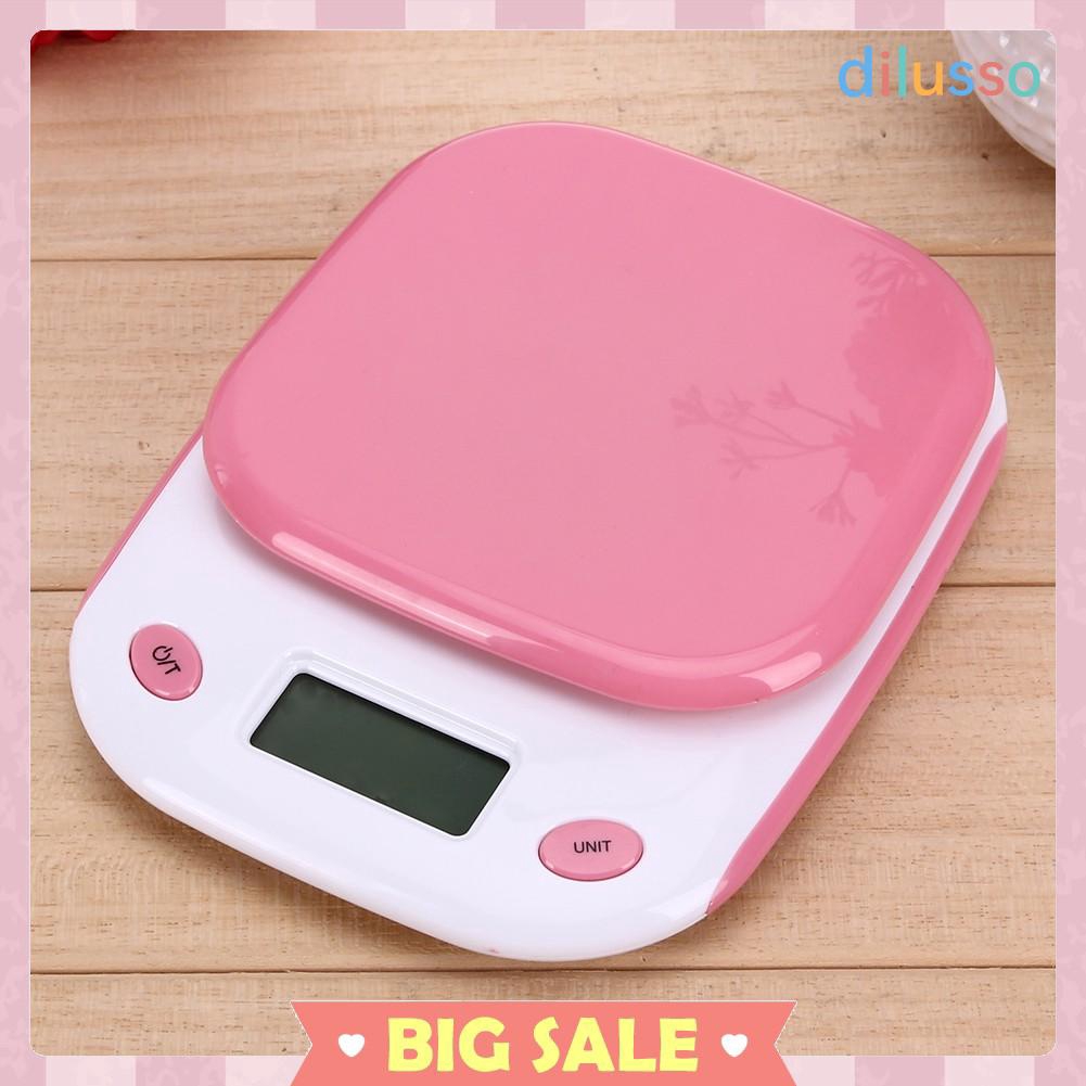 Mini Portable 5kg Digital Baking Scales Electronic Steelyard Balance ...