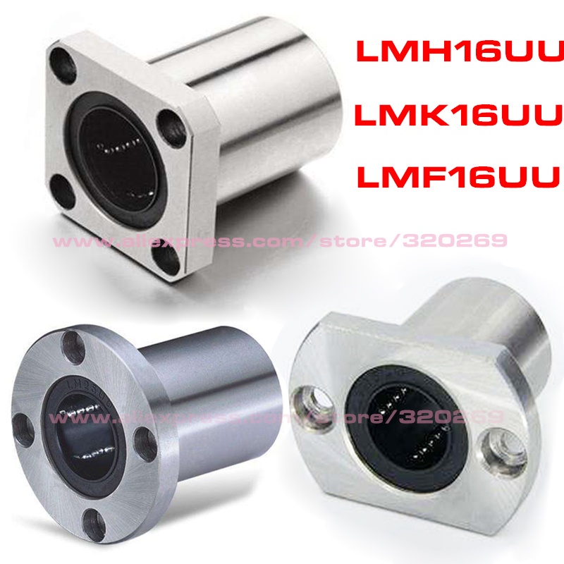 4pcs Lmf16uu Lmh16uu Lmk16uu 16x28x37mm Linear Motion Ball แบริ่ง BUSH ...