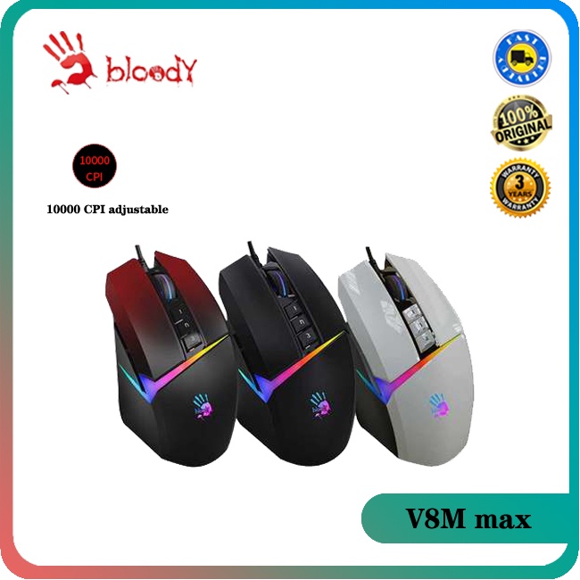 A4Tech Bloody A90 เมาส์เกมมิ่งมีสาย Usb - pe39n3ylx6 - ThaiPick