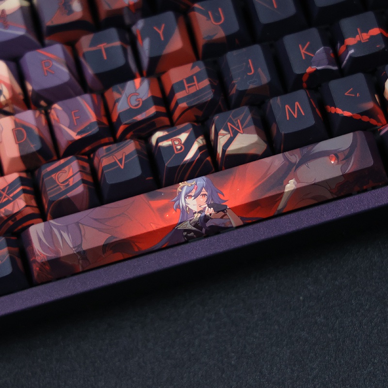 Fu Hua Keycap โปรไฟล์เชอร์รี่ S-Class เกราะ Honkai Impact 3 ธีมอะนิเมะ ...