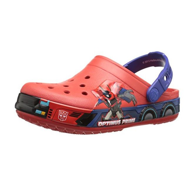 CROCS รองเท้าลำลองเด็กผู้ชาย Crocs CB Transformers Optimus Prime Clog ...