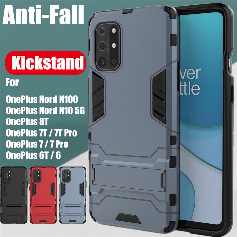 เคส OnePlus 8T 8 7T 6T Pro OnePlus Nord N100 N10 5G รุ่ น Shockproof Hybrid Hard Armor Stand ...