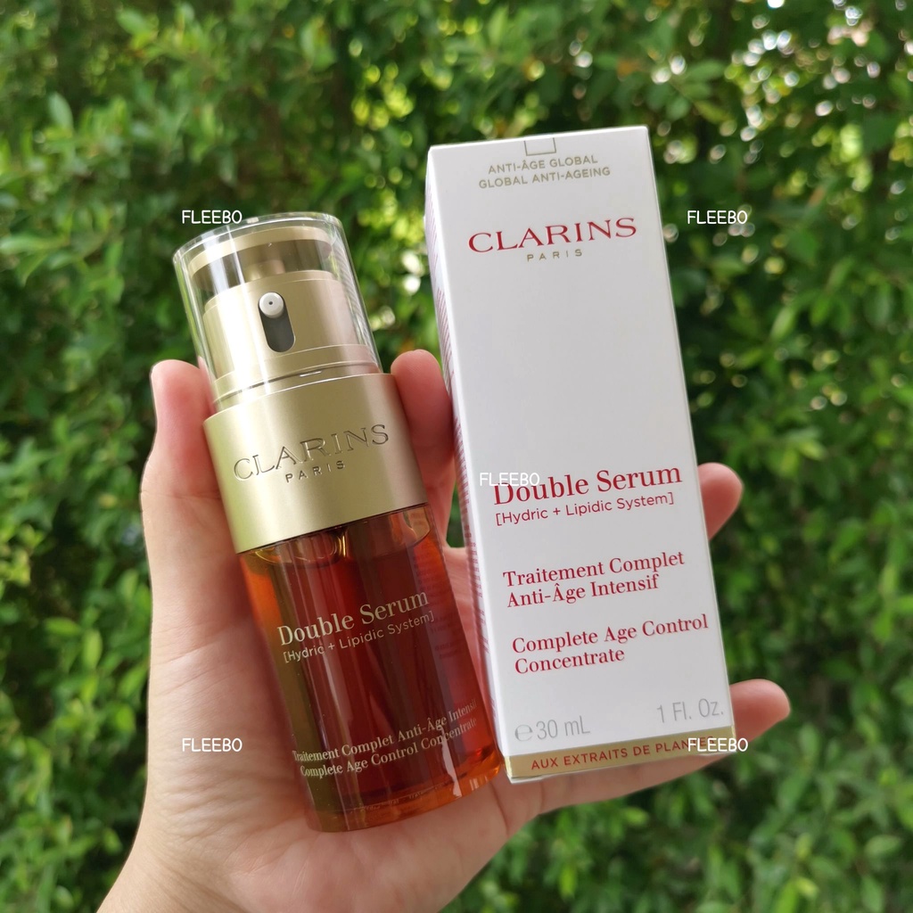 พร้อมส่ง ผลิตปี 2022 Clarins Double Serum Complete Age Control Concentrate 30ml 50ml (ไม่แท้คืน ...