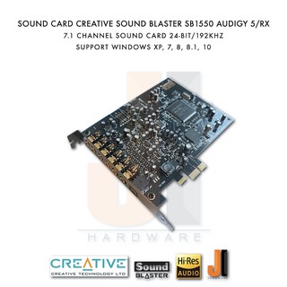 Sound Card Creative Sound Blaster Audigy 5/RX SB1550 7.1 Channel (PCI-E ...