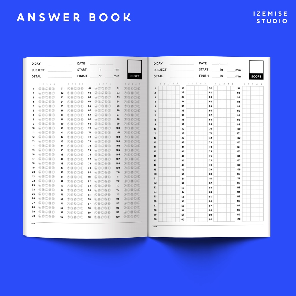 สมุดกระดาษคำตอบ Digital Answer Book - g.planner - ThaiPick