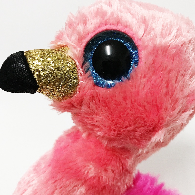 Ty Beanie Boos GILDA the Flamingo ตุ๊กตานุ่ม รูปการ์ตูนสัตว์น่ารัก ขนาด ...