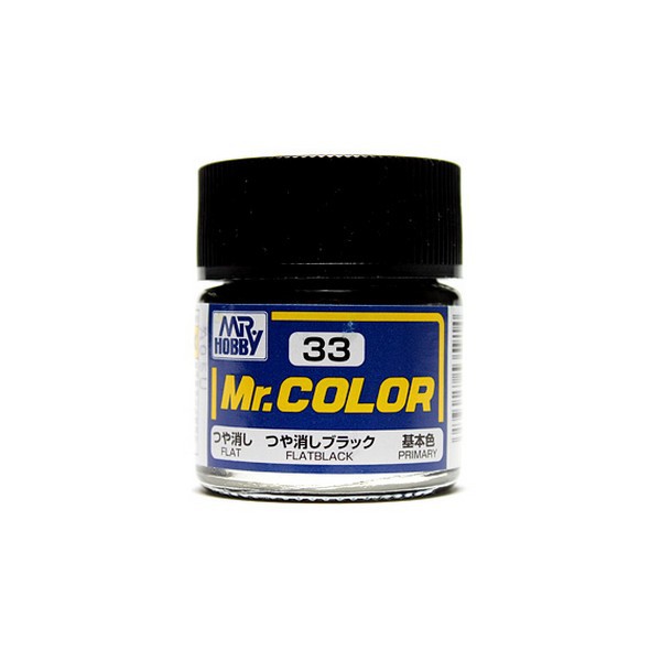 Mr.Color C33 Flat Black (10ml) | Shopee Thailand