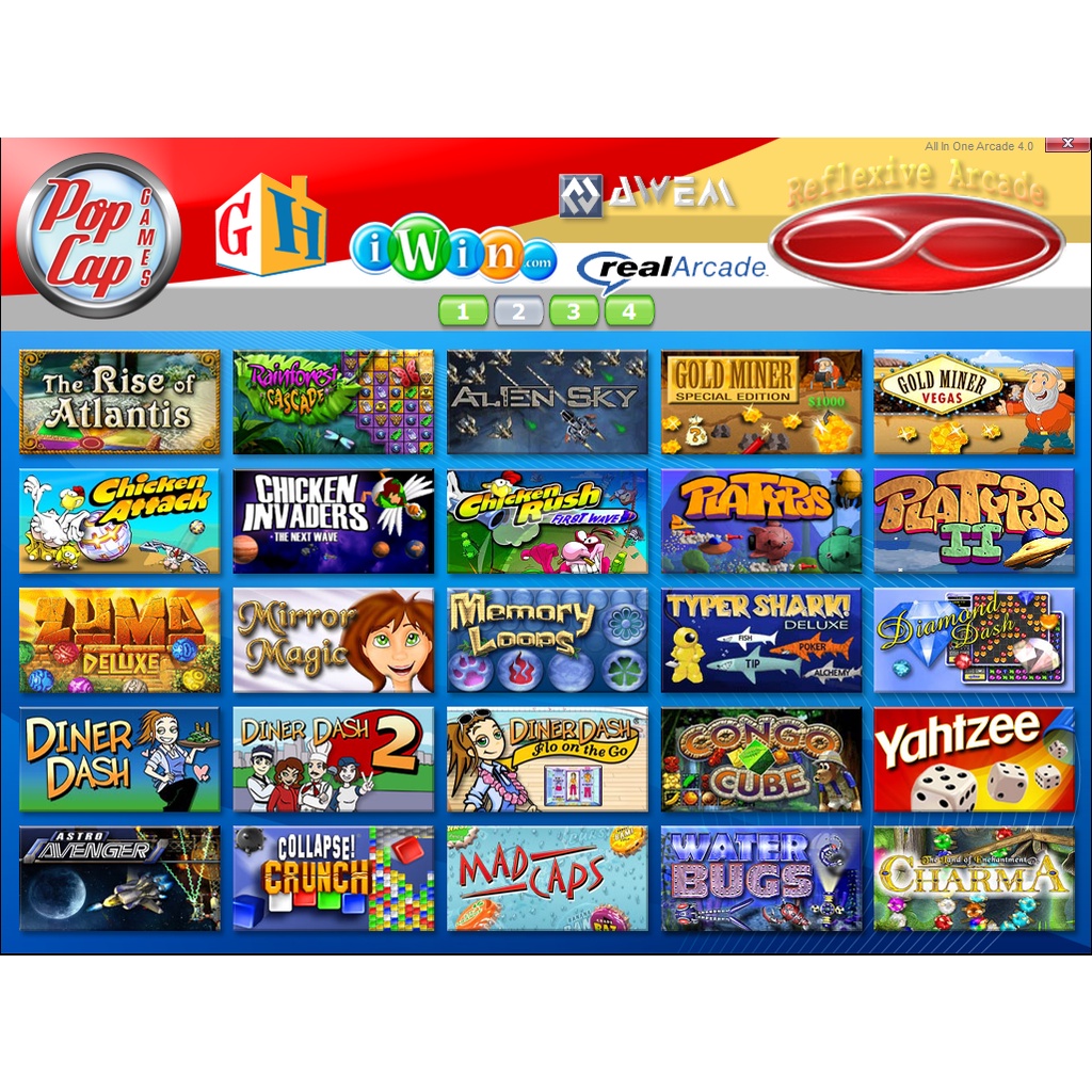 All in one PopCap 100 Games (100 in 1) PC รวมแพ็คเกมคุณหนูจากค่าย ...