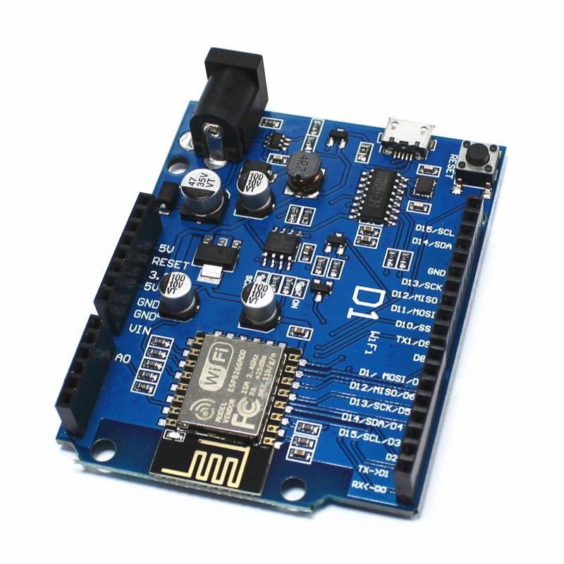 Wemos บอร์ดโมดูล ไวไฟ ในตัว D1 Wifi Arduino Uno R3 Ch340 Esp8266 Esp