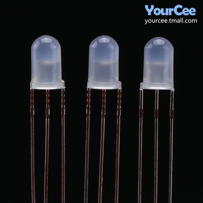 ㇱℂ3mm 5mmLED หลอดไฟ LED LED ไฟแสดงสถานะ F3 F5สีแดงสีเขียวสีฟ้าสองสีไดโอดเปล่งแสง | Shopee Thailand