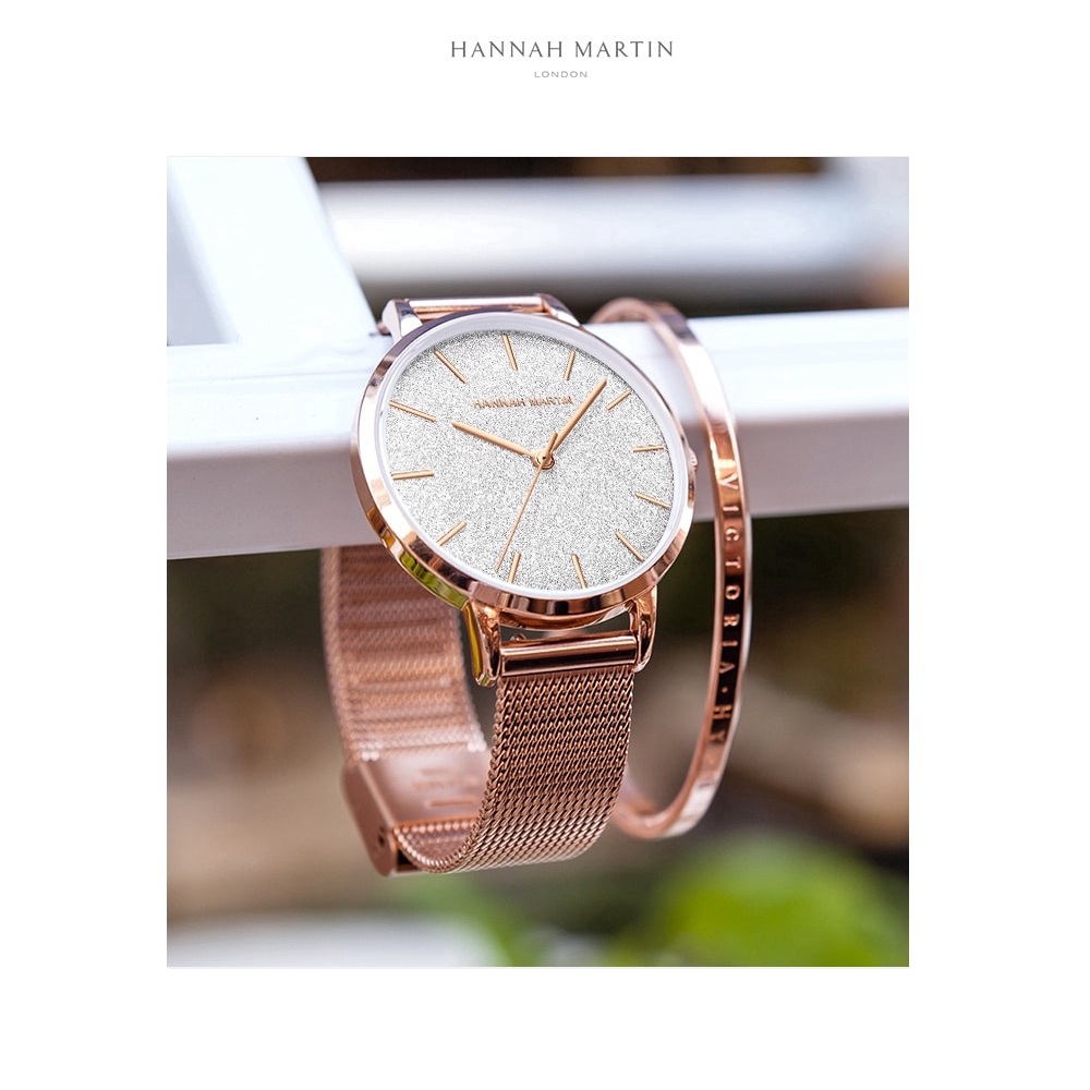 Hannah Martin Women's Watch Japanese Quartz Luxury Waterproof Gradient ...