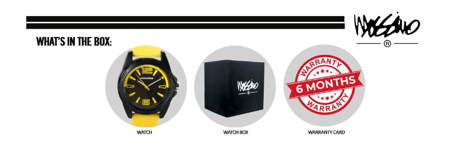 Mossimo The German Women Silicone Strap Analog Watch MS-1510G-YLW ...