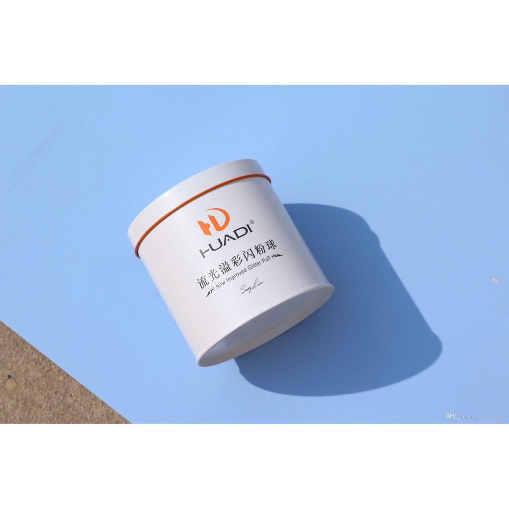 ของแท้ พัฟ ตบแล้ววิ้ง HUADi Fairy Glittering glitter Powder puff ...