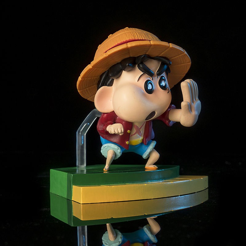 Crayon Shin-chan GK Nohara House Shinnosuke cos Luffy hand-made model ...