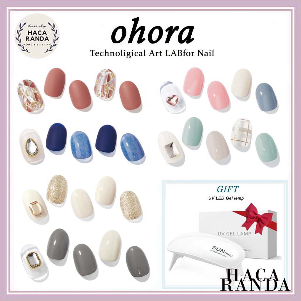 [OHORA] Nail art SEMI-CURE High quality Real Gel NAIL 30 piece AN120-126 xurK | Shopee Thailand