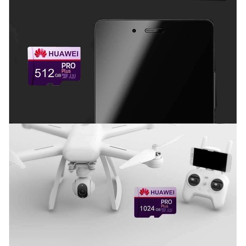 การ์ดหน่วยความจําความเร็วสูง Huawei Micro Sd Card 10 Tf 256GB 512GB ...