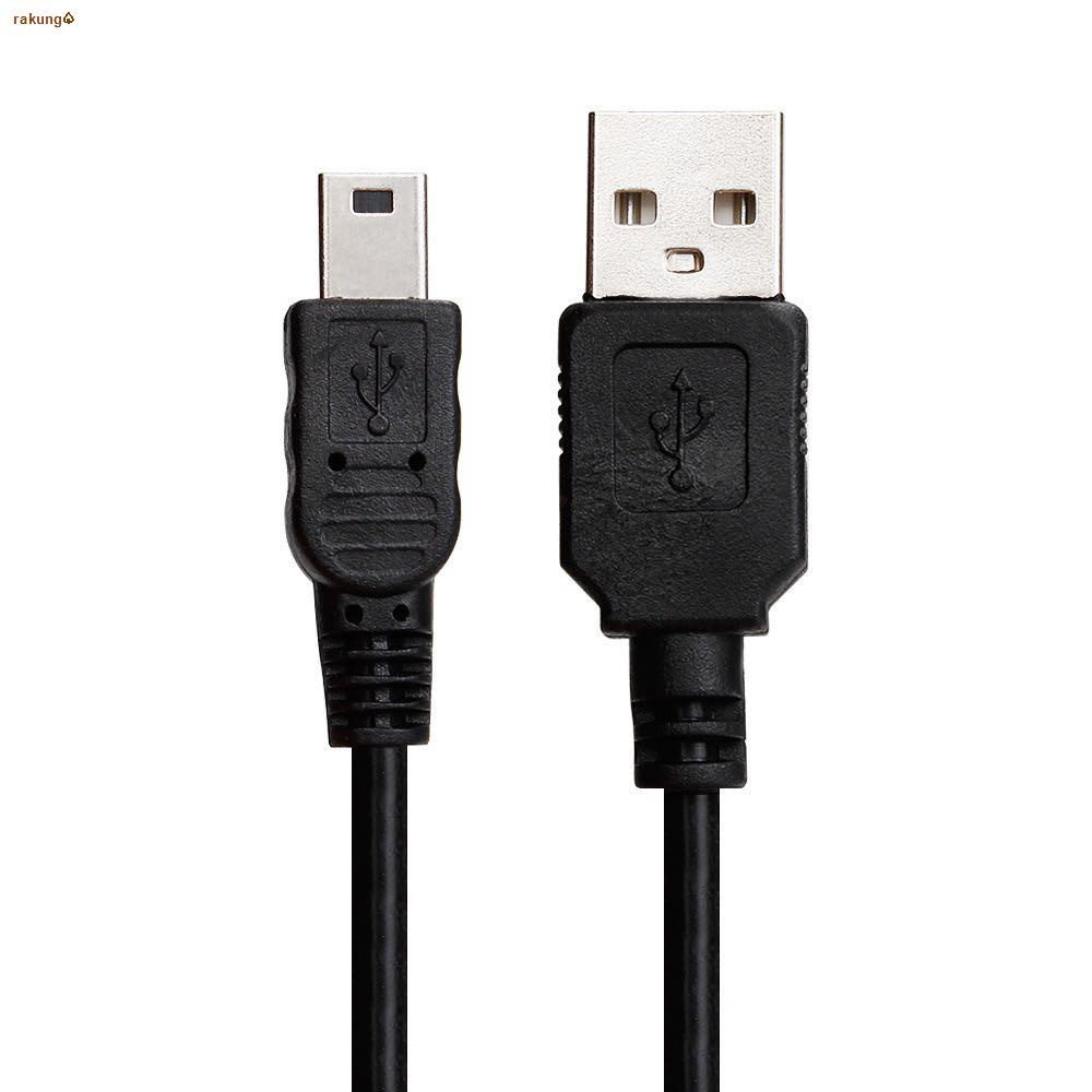 จัดส่งจากกรุงเทพสาย USB Mini 5 Pin ชาร์ตกล้องติดรถยนตร์ มีความยาว 1.8 3 ...