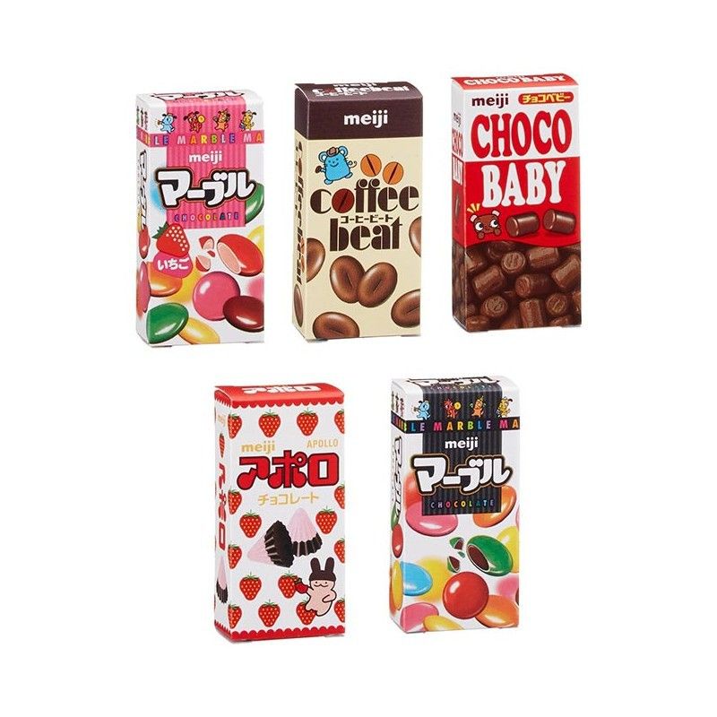 Meiji Petit Assort Choco Baby เมจิ เบบี้ ช็อกโกแลต มินิ หลากรส จาก ...