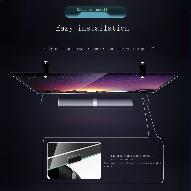 ஐLCD TV screen protector tempered glass film anti-smashing anti ...