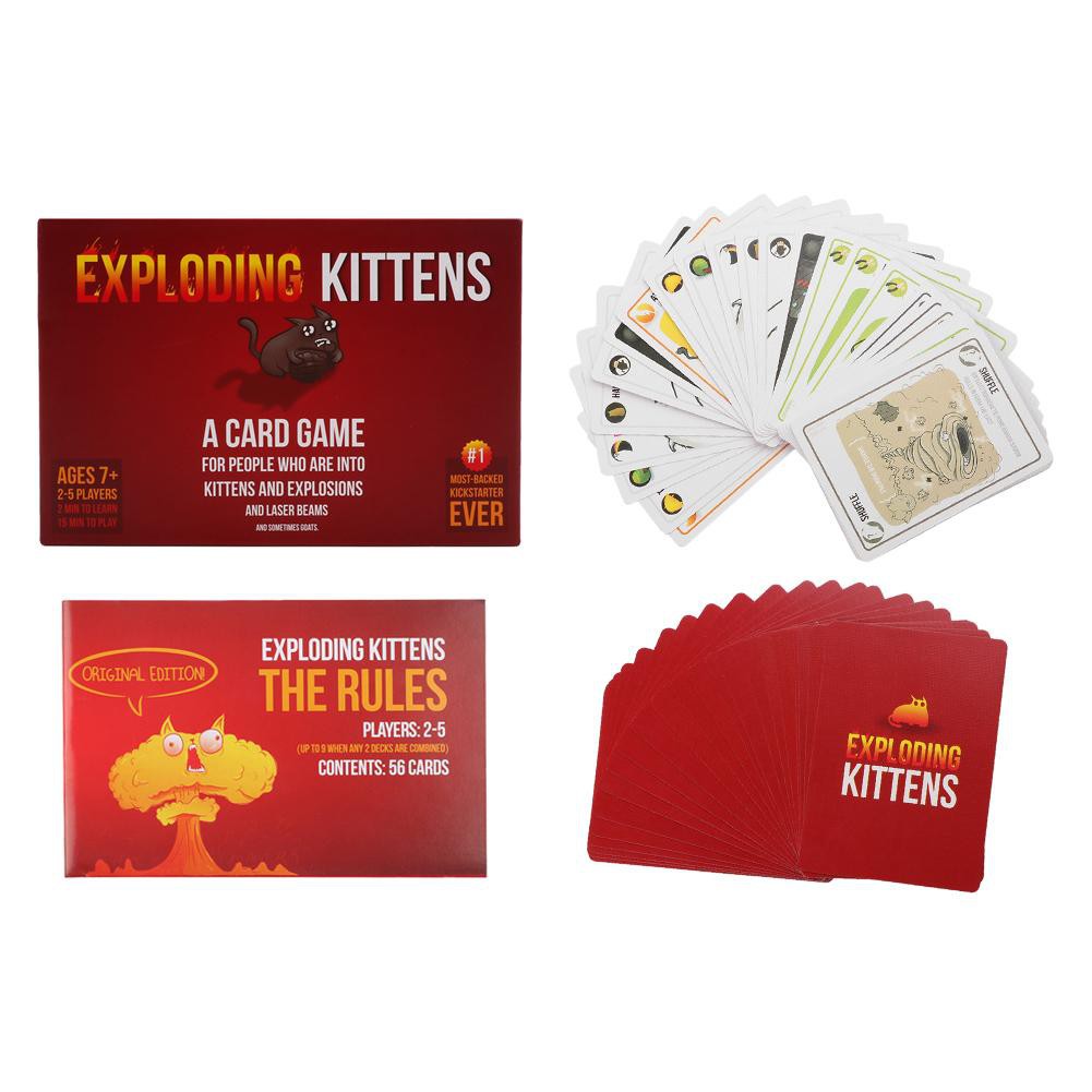 MIE-New Fun Table Card Imploding Exploding Kittens Card Family ...