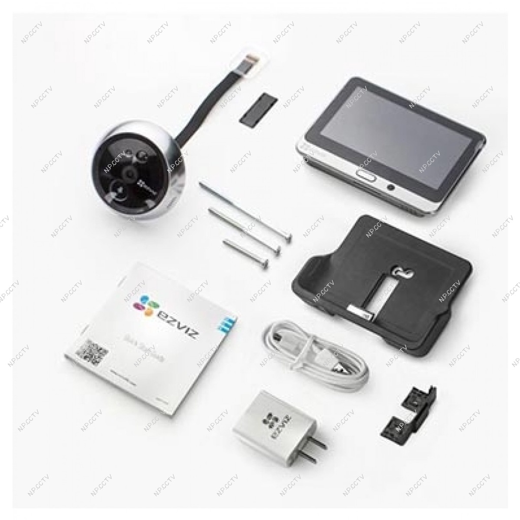 EZVIZ Wire-Free Smart Door Viewer and Video Doorbell รุ่น DP1 (CS-DP1 ...