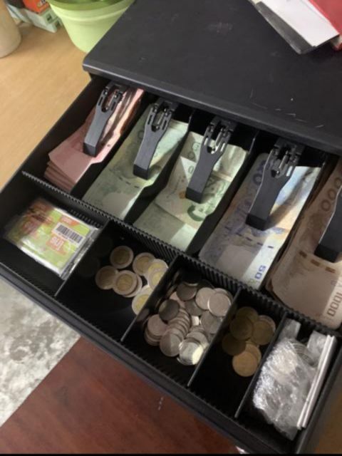 ลิ้นชักเก็บเงินมือ2 NEC posiflex IBM cash drawer pos ocha ได้ทุกโปรแกรม ...