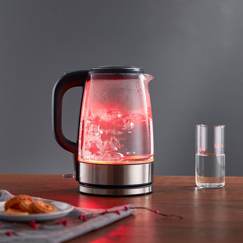Glass Electric Water Kettle Anti-Dry Electric Kettle Stainless Steel ...