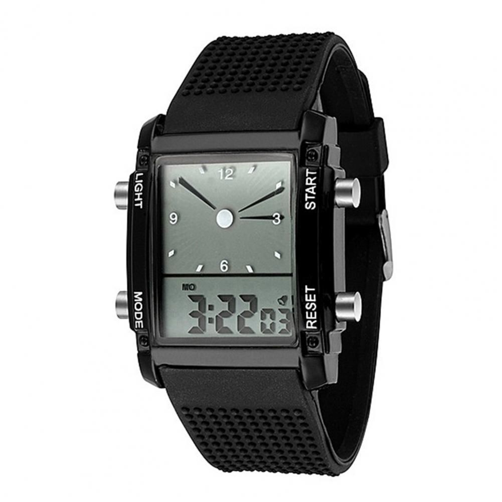 Couple Chronograph Luminous Digital Watch Innovation Dual Display ...