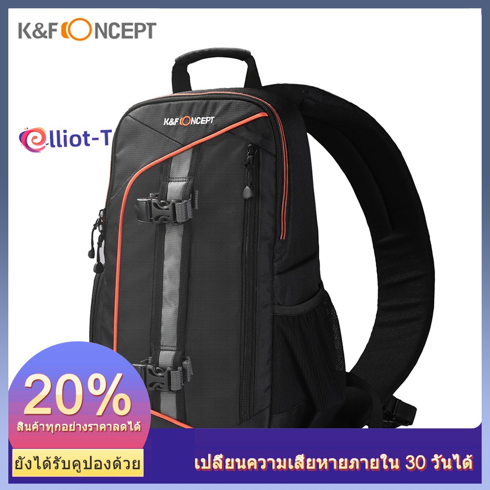 K&F CONCEPT Digital DSLR Camera Bag Backpack Case Travel Sling Shoulder ...