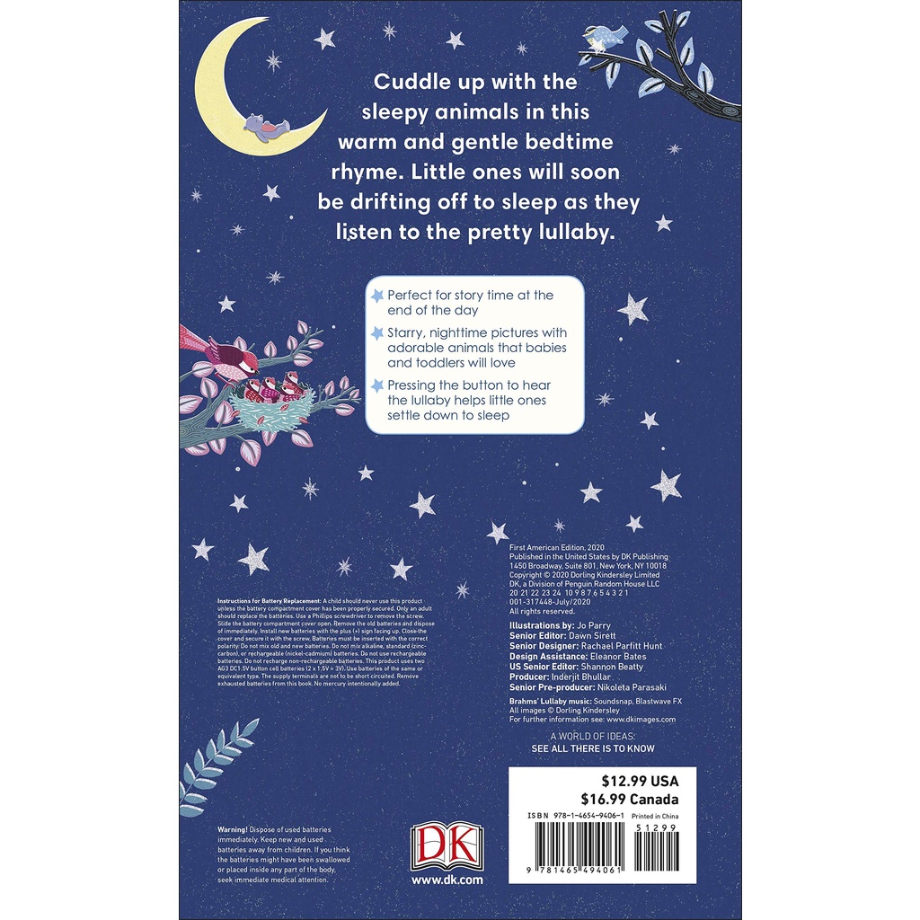 หนังสือเด็ก Time to Sleep Little One A soothing rhyme for bedtime ...