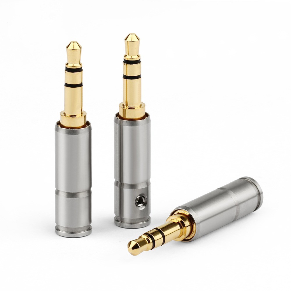 ღღ3.5mm Earphone Plug Audio Jack 3 Pole Splice Adapter DIY HiFi ...