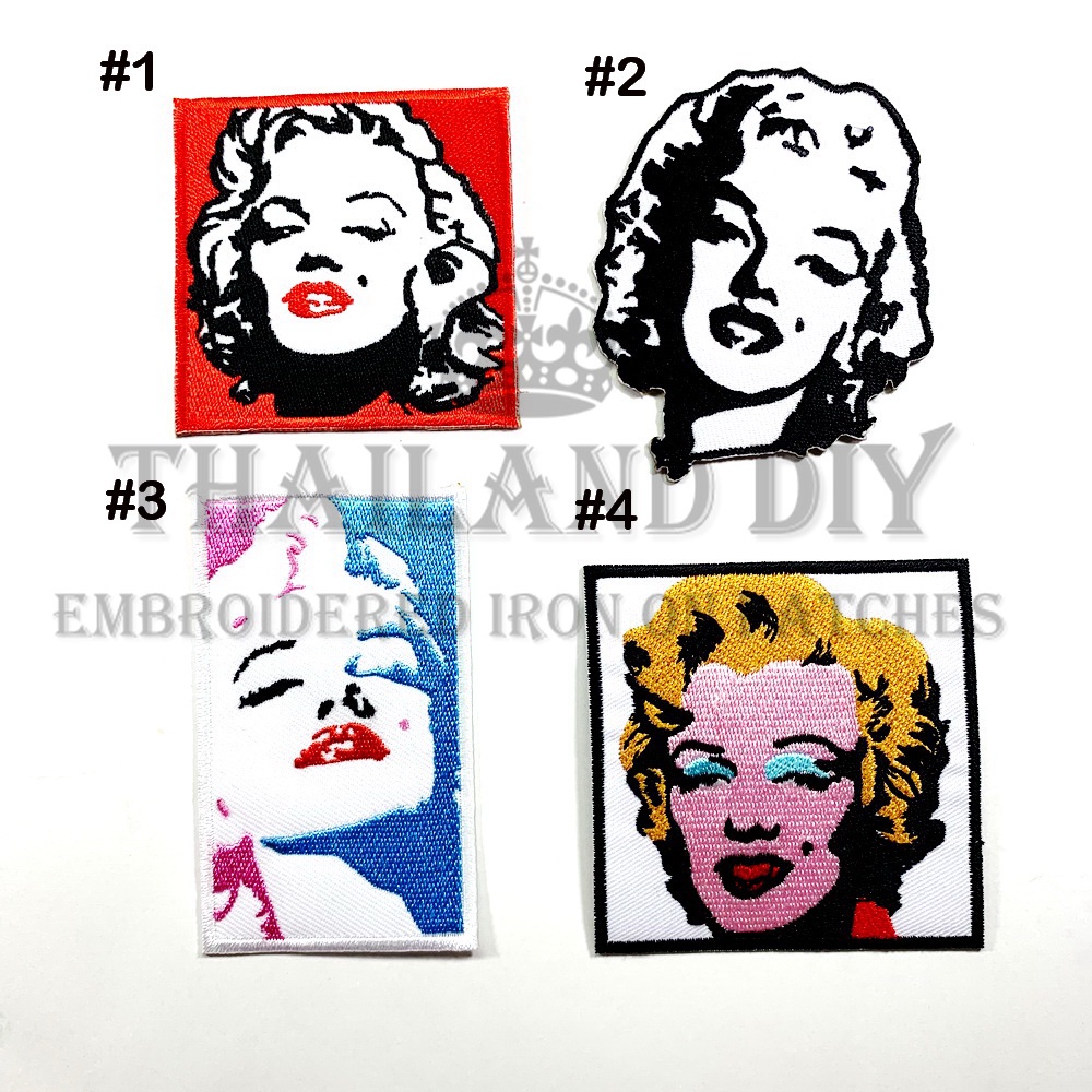 ตัวรีดติดเสื้อ ดารา นักแสดง ฮอลลีวูด มาริลิน มอนโร WOP Marilyn Monroe ...