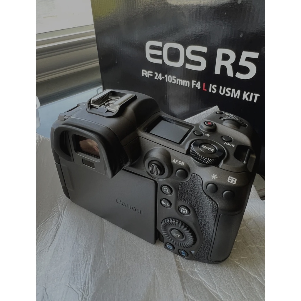 Canon EOS R5 Full Frame Mirrorless Camera RF 24-105mm F4 L is USM Lens ...