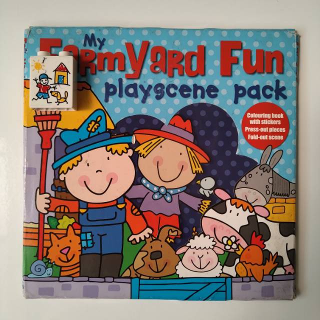 ใหม่ หนังสือกิจกรรม My FARMYARD FUN PLAYSCENE PACK (ภาษาอังกฤษ ...