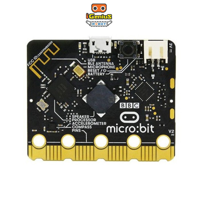 ฟรีของแถม microbit v2.2 พร้อมเคสซิลิโคนและสายซิ้งค์ข้อมูล ไมโครบิต microbit Makecode หุ่นยนต์ ...