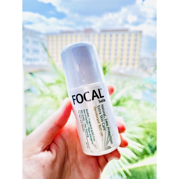 Focal Deodorant Roll On 60ml. โรลออนโฟคัล 60 เลยมล. โรลออนธรรมชาติ ...