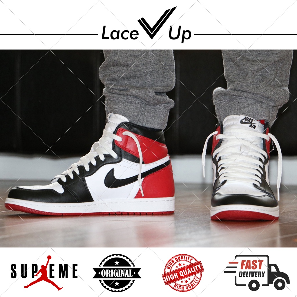 Aj AF-1 Dunk เชือกผูกรองเท้า ส้นแบน สีขาว สไตล์คลาสสิก (สีขาว) - laceupshoelaces8q.th - ThaiPick