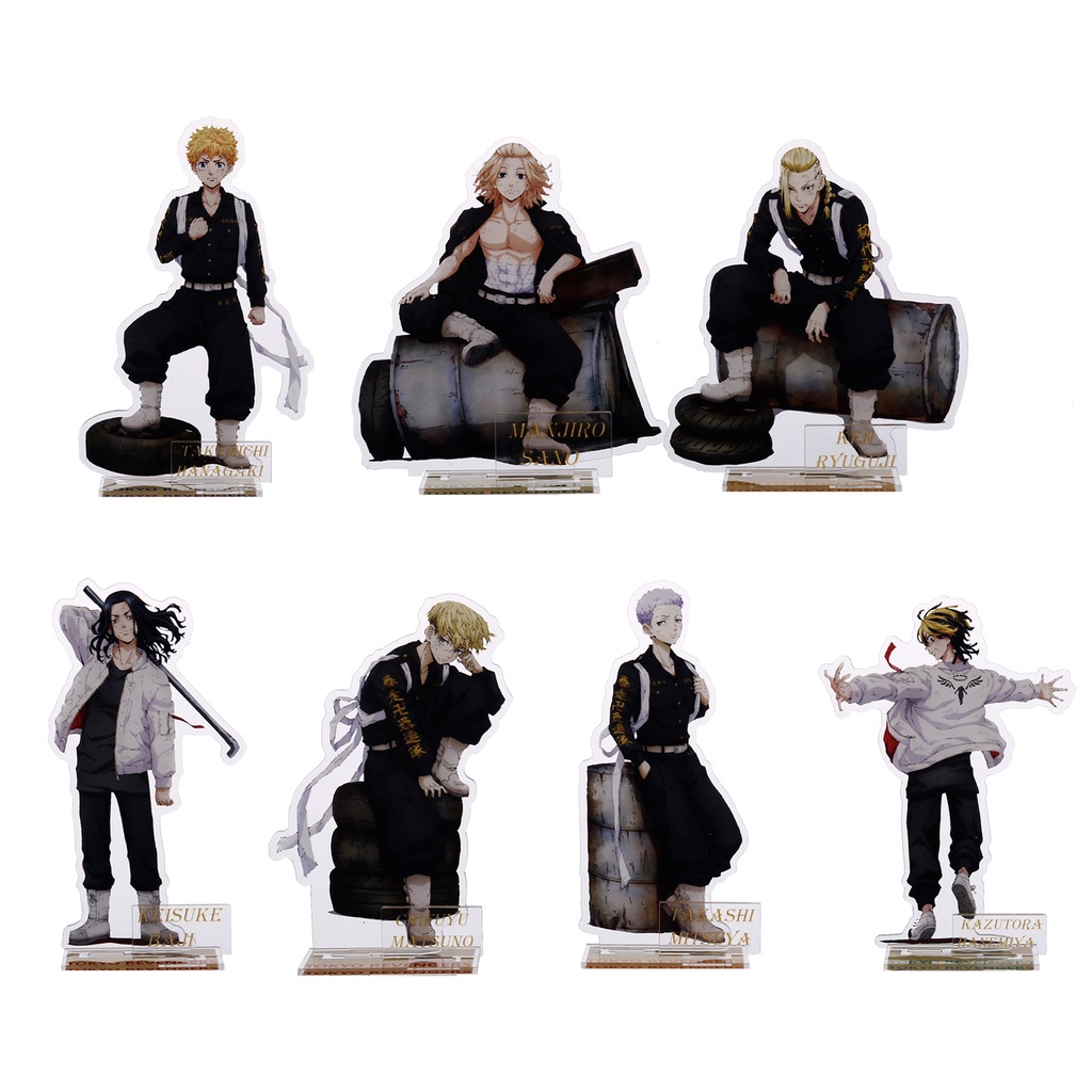 ♬Cherish Anime Tokyo Revengers Figures Desk Plate Models Acrylic Stand ...
