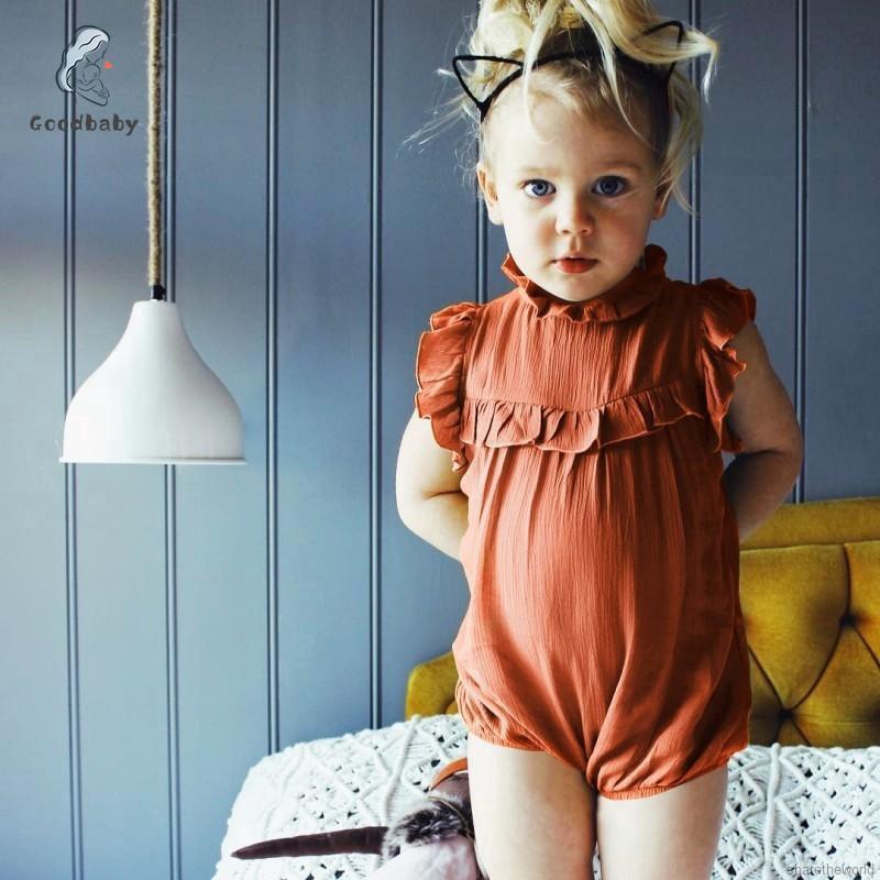 Goodbaby ชุดจัมพ์สูทสำหรับเด็กผู้หญิงแขนกุดปักลายลูกไม้ - sharetheworld ...