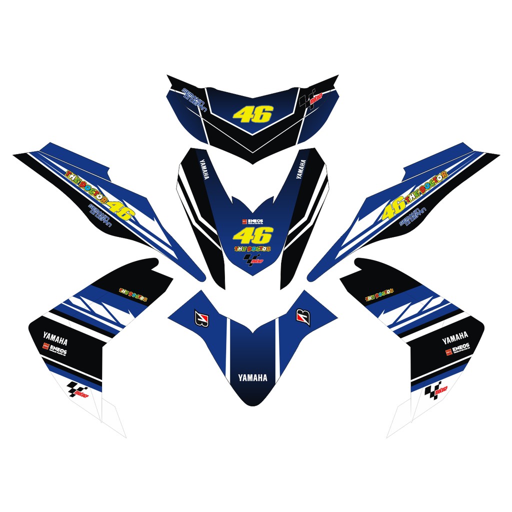 สติ๊กเกอร์ Mio M3 125 Mio Z Mio Smile Mio Old Mio J Mio Soul Mio Gt ...