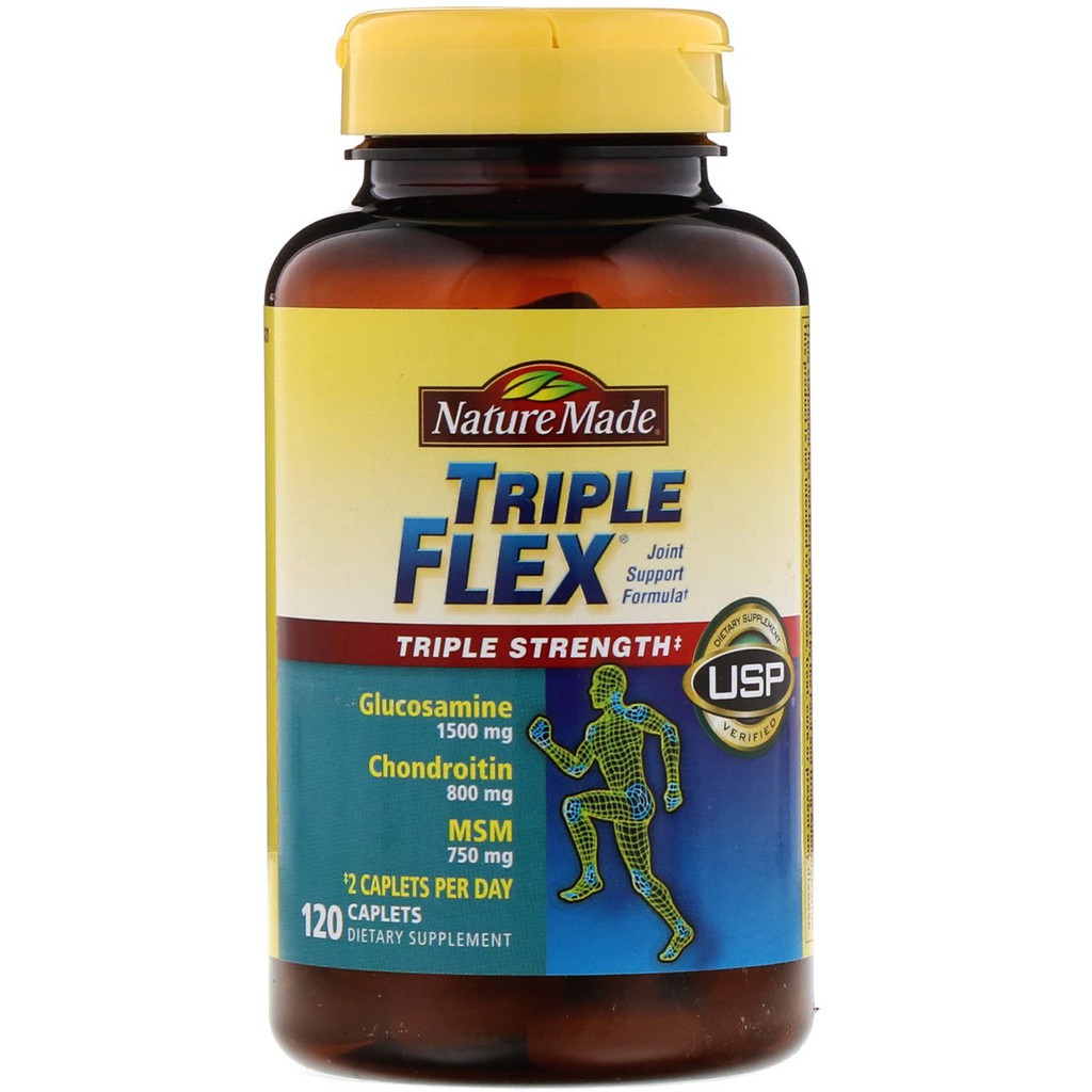 Nature Made, Triple Flex, Triple Strength, 120 Tablets | Shopee Thailand