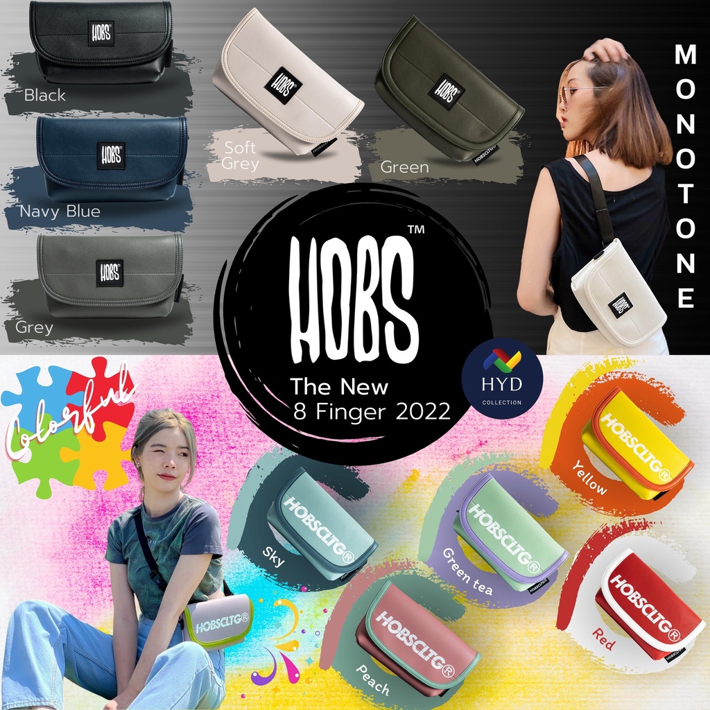 พร้อมส่งแล้ว Hobs️ The New 8 Finger ลิขสิทธิ์แท้ 100 หนัง PU กันน้ำ 8 ...