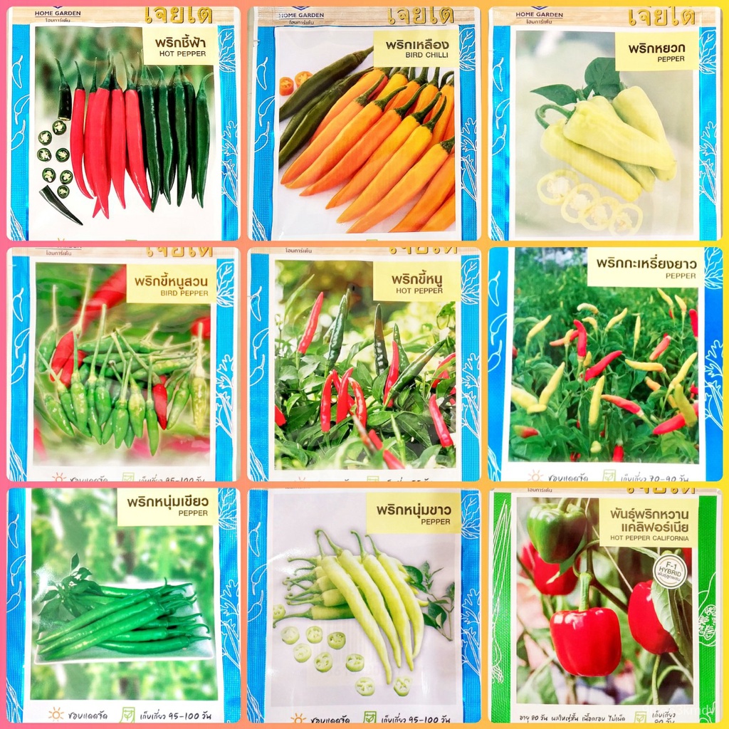 เมล็ดพันธ์ดีเมล็ดพันธุ์ผัก เจียไต๋ ผักซอง พริกชี้ฟ้า พริกเหลือง พริก ...