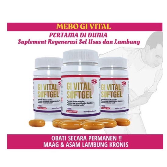 Gi Vital Sofgel อาหารเสริมเซลล์ สูตรดั้งเดิม - rewardpelanggan.th - ThaiPick